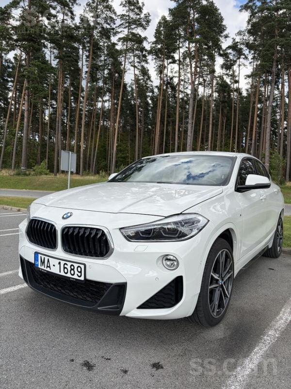 White BMW X2 2019 in Riga, with an engine capacity of 2.00 L and mileage of 81 thousand km for 21000 €, photo 1 on AUTOMOTO.COM.LV