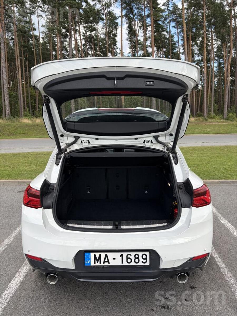 White BMW X2 2019 in Riga, with an engine capacity of 2.00 L and mileage of 81 thousand km for 21000 €, photo 13 on AUTOMOTO.COM.LV