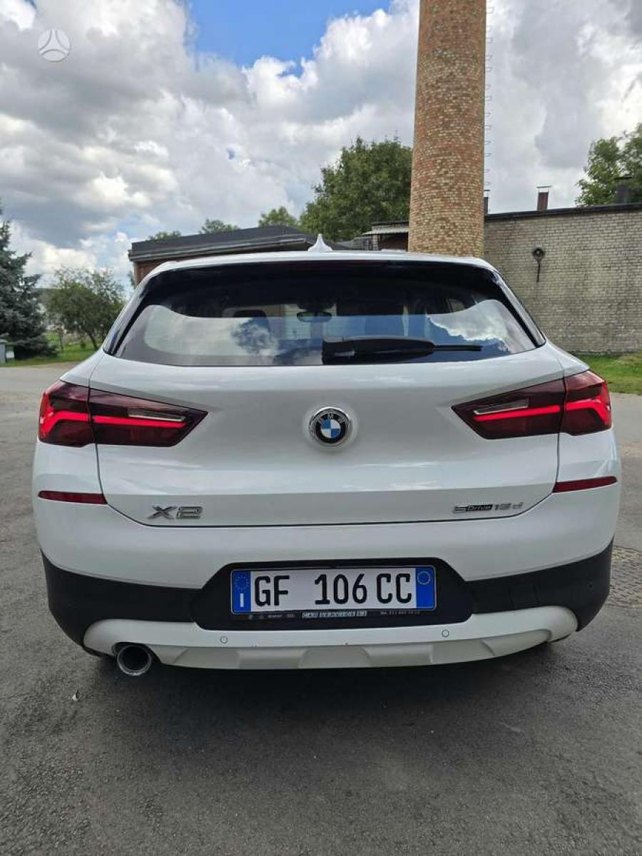 White BMW X2 2021 in Marijampole, with an engine capacity of 1.50 L and mileage of 222 thousand km for 13250 €, photo 6 on AUTOMOTO.COM.LV