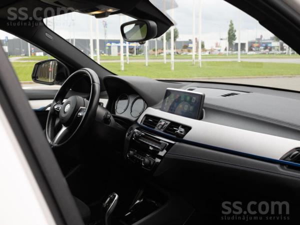 White BMW X2 2018 in Riga, with an engine capacity of 2.00 L and mileage of 175 thousand km for 17400 €, photo 6 on AUTOMOTO.COM.LV