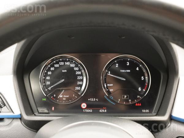 White BMW X2 2018 in Riga, with an engine capacity of 2.00 L and mileage of 175 thousand km for 17400 €, photo 8 on AUTOMOTO.COM.LV