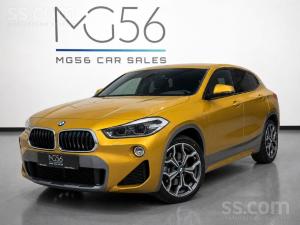 Yellow BMW X2 2018 in Riga, with an engine capacity of 2.00 L and mileage of 77 thousand km for 21490 €, photo  on AUTOMOTO.COM.LV