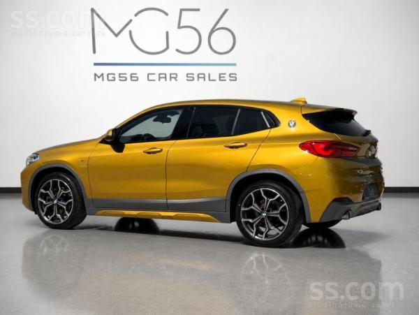 Yellow BMW X2 2018 in Riga, with an engine capacity of 2.00 L and mileage of 77 thousand km for 21490 €, photo 4 on AUTOMOTO.COM.LV