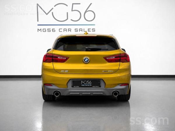 Yellow BMW X2 2018 in Riga, with an engine capacity of 2.00 L and mileage of 77 thousand km for 21490 €, photo 7 on AUTOMOTO.COM.LV