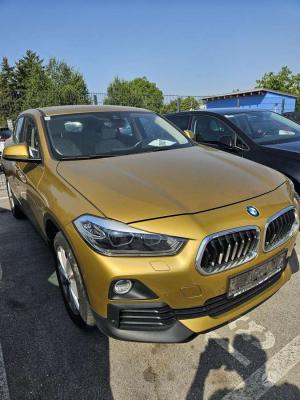 Yellow BMW X2 2018 in Anyksciai, with an engine capacity of 2.00 L and mileage of 151 thousand km for 11900 €, photo  on AUTOMOTO.COM.LV