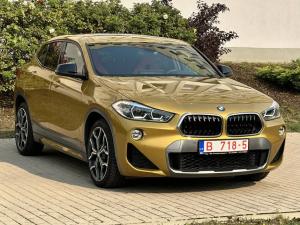 Yellow BMW X2 2020 in Riga, with an engine capacity of 2.00 L and mileage of 160 thousand km for 26900 €, photo 4 on AUTOMOTO.COM.LV