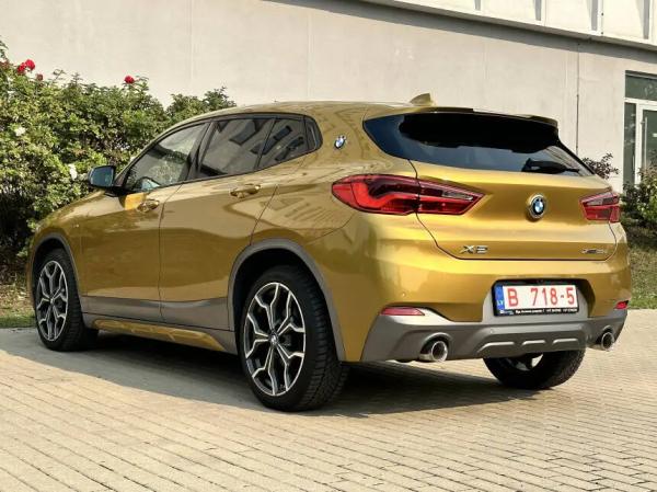 Yellow BMW X2 2020 in Riga, with an engine capacity of 2.00 L and mileage of 160 thousand km for 26900 €, photo 5 on AUTOMOTO.COM.LV