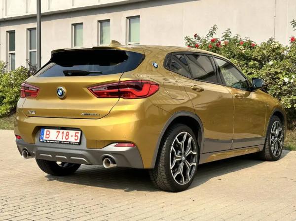Yellow BMW X2 2020 in Riga, with an engine capacity of 2.00 L and mileage of 160 thousand km for 26900 €, photo 7 on AUTOMOTO.COM.LV