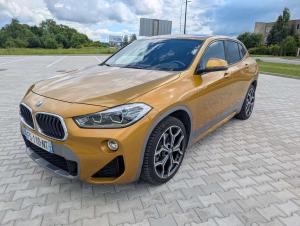 Yellow BMW X2 2018 in Taurage, with an engine capacity of 2.00 L and mileage of 98 thousand km for 18500 €, photo  on AUTOMOTO.COM.LV