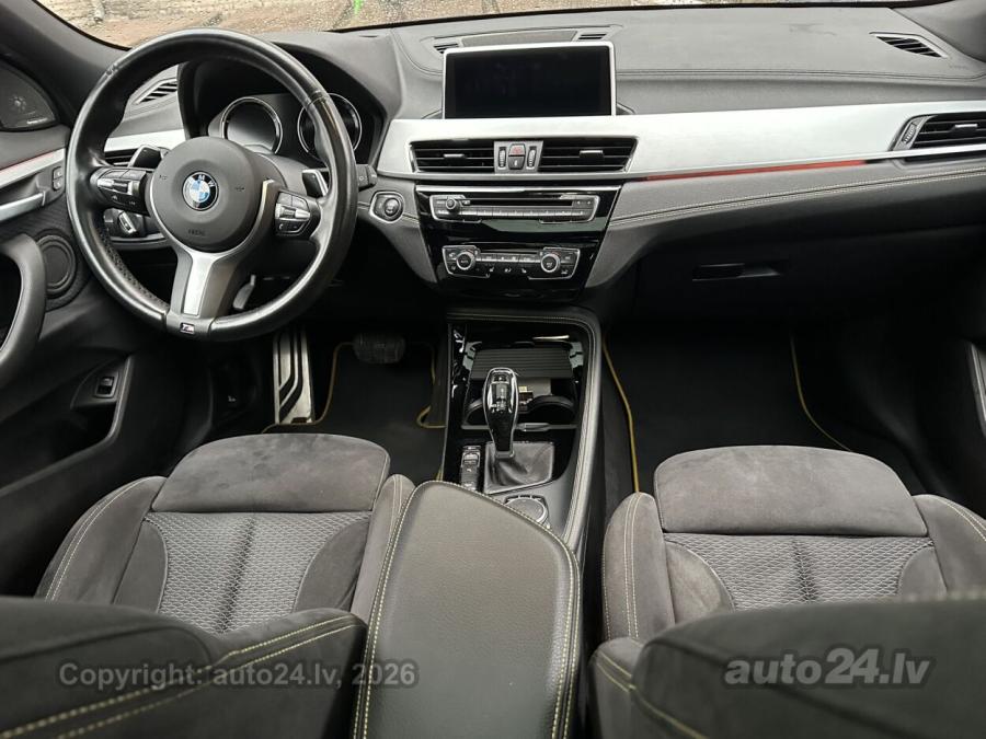 Yellow BMW X2 2019 in Tallinn, with an engine capacity of 2.00 L and mileage of 115 thousand km for 25900 €, photo 13 on AUTOMOTO.COM.LV