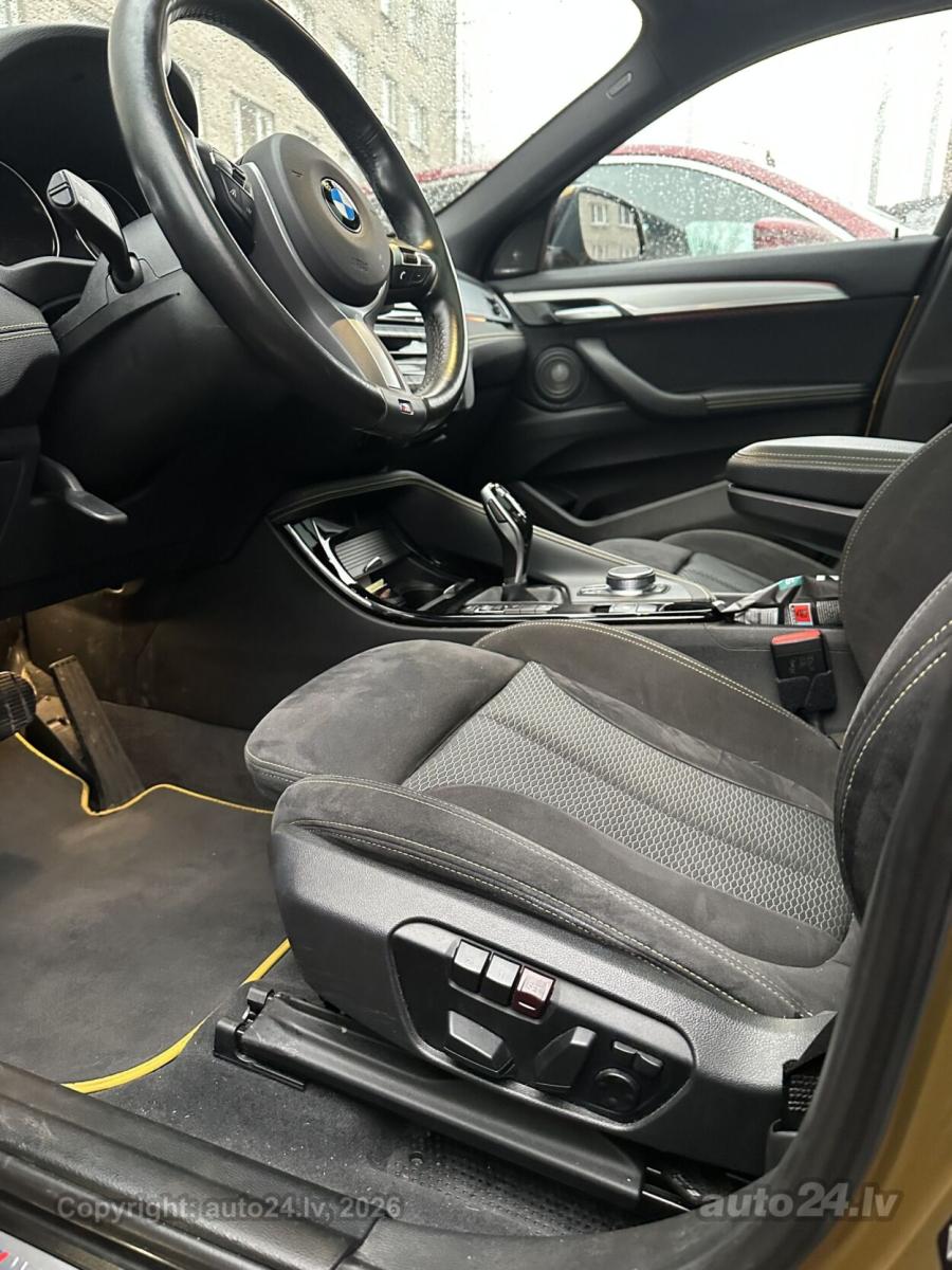 Yellow BMW X2 2019 in Tallinn, with an engine capacity of 2.00 L and mileage of 115 thousand km for 25900 €, photo 14 on AUTOMOTO.COM.LV