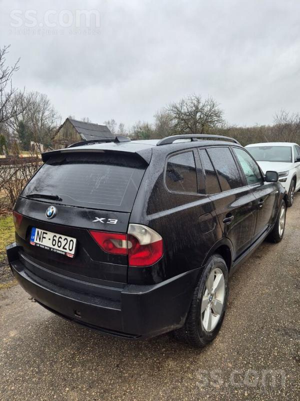 Melns BMW X3 2004 Rēzekne, ar dzinēja tilpumu 3.00 L un nobraukumu 309 tūkst. km par 3500 €, foto 4 vietnē AUTOMOTO.COM.LV
