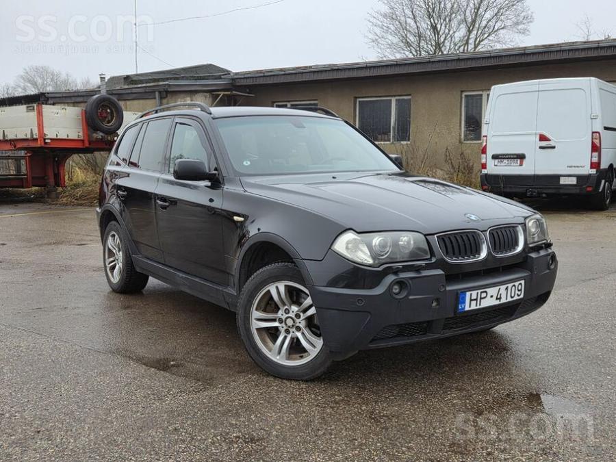 Melns BMW X3 2004 Rīga, ar dzinēja tilpumu 3.00 L un nobraukumu 403 tūkst. km par 3500 €, foto 1 vietnē AUTOMOTO.COM.LV