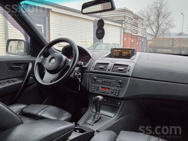 Black BMW X3 2004 in Riga, with an engine capacity of 3.00 L and mileage of 403 thousand km for 3500 €, photo 9 on AUTOMOTO.COM.LV