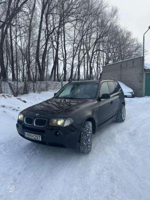 Melns BMW X3 2004 Klaipėda, ar dzinēja tilpumu 3.00 L un nobraukumu 295 tūkst. km par 2850 €, foto  vietnē AUTOMOTO.COM.LV
