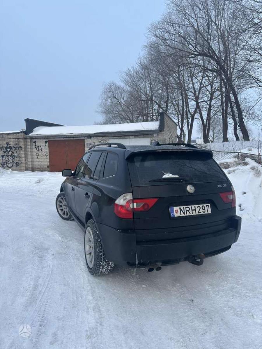 Melns BMW X3 2004 Klaipėda, ar dzinēja tilpumu 3.00 L un nobraukumu 295 tūkst. km par 2850 €, foto 2 vietnē AUTOMOTO.COM.LV