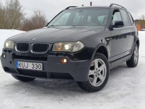 Black BMW X3 2004 in Kaunas, with an engine capacity of 3.00 L and mileage of 111 thousand km for 3350 €, photo  on AUTOMOTO.COM.LV