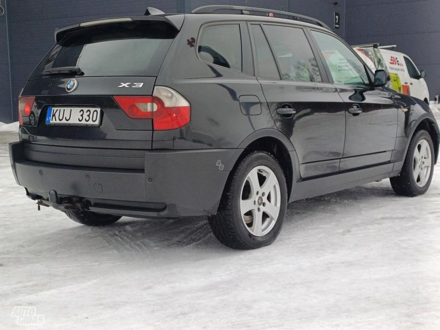 Melns BMW X3 2004 Kauņa, ar dzinēja tilpumu 3.00 L un nobraukumu 111 tūkst. km par 3350 €, foto 6 vietnē AUTOMOTO.COM.LV