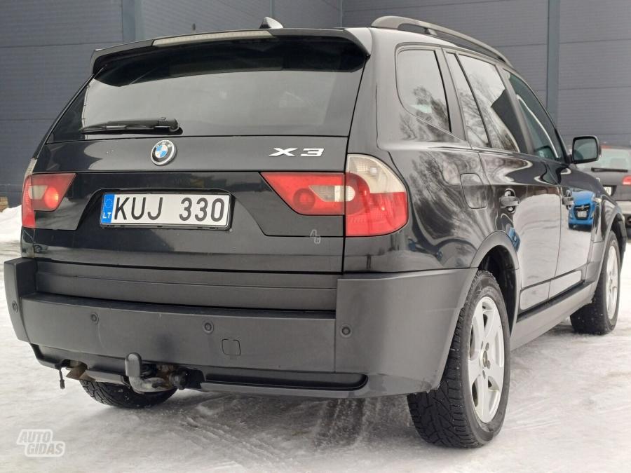 Melns BMW X3 2004 Kauņa, ar dzinēja tilpumu 3.00 L un nobraukumu 111 tūkst. km par 3350 €, foto 7 vietnē AUTOMOTO.COM.LV