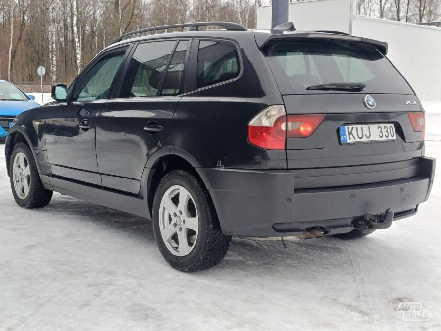 Melns BMW X3 2004 Kauņa, ar dzinēja tilpumu 3.00 L un nobraukumu 111 tūkst. km par 3350 €, foto 8 vietnē AUTOMOTO.COM.LV