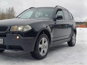 Melns BMW X3 2004 Kauņa, ar dzinēja tilpumu 3.00 L un nobraukumu 450 tūkst. km par 3250 €, foto  vietnē AUTOMOTO.COM.LV
