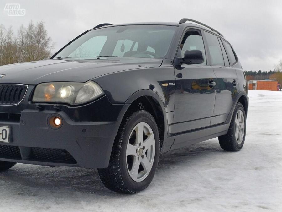Black BMW X3 2004 in Kaunas, with an engine capacity of 3.00 L and mileage of 450 thousand km for 3250 €, photo 1 on AUTOMOTO.COM.LV