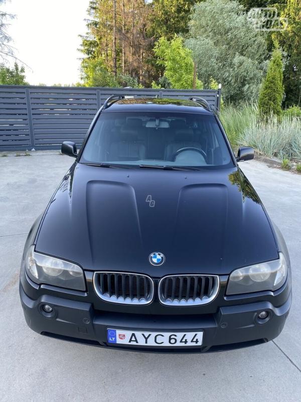 Melns BMW X3 2004 Kauņa, ar dzinēja tilpumu 3.00 L un nobraukumu 360 tūkst. km par 3500 €, foto 6 vietnē AUTOMOTO.COM.LV