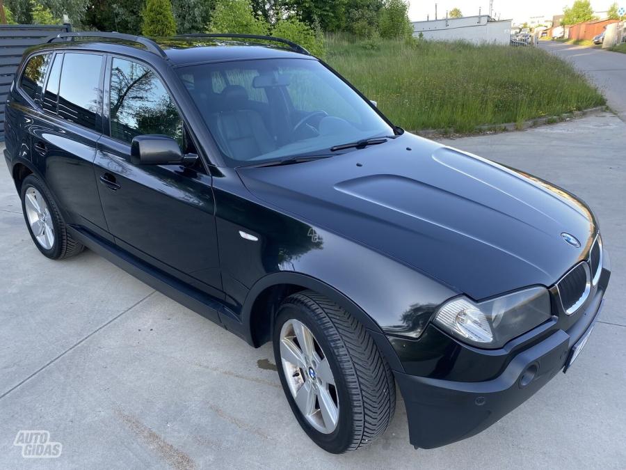 Black BMW X3 2004 in Kaunas, with an engine capacity of 3.00 L and mileage of 360 thousand km for 3500 €, photo 9 on AUTOMOTO.COM.LV