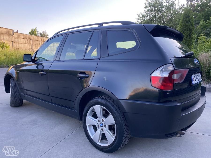 Black BMW X3 2004 in Kaunas, with an engine capacity of 3.00 L and mileage of 360 thousand km for 3500 €, photo 16 on AUTOMOTO.COM.LV