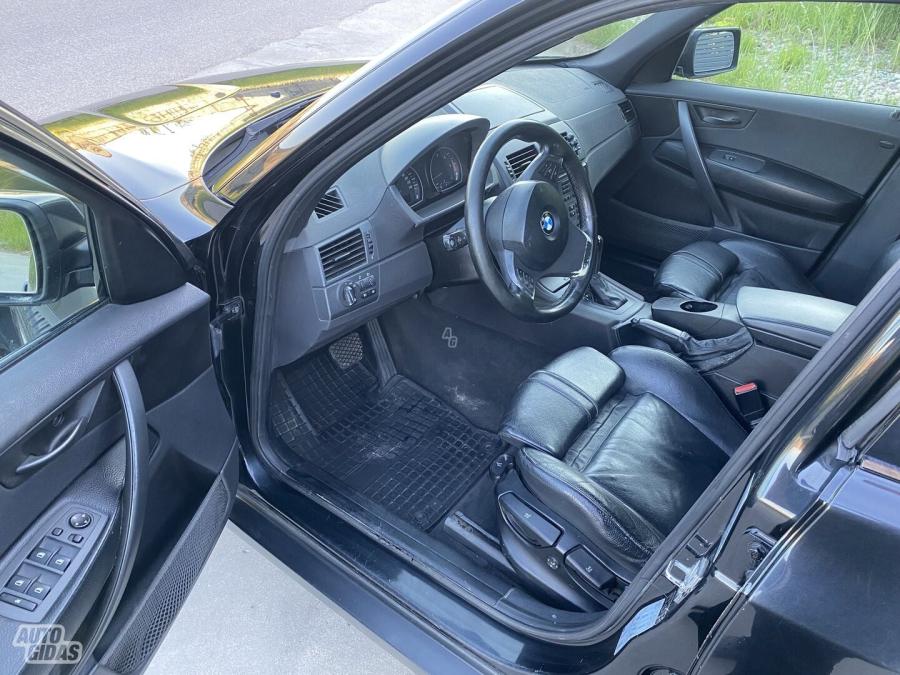 Black BMW X3 2004 in Kaunas, with an engine capacity of 3.00 L and mileage of 360 thousand km for 3500 €, photo 18 on AUTOMOTO.COM.LV