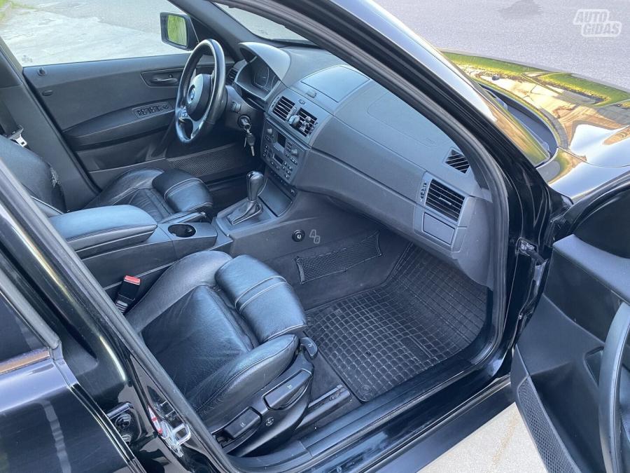 Black BMW X3 2004 in Kaunas, with an engine capacity of 3.00 L and mileage of 360 thousand km for 3500 €, photo 21 on AUTOMOTO.COM.LV