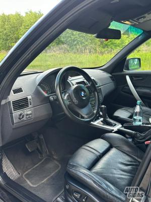 Black BMW X3 2004 in Kaunas, with an engine capacity of 3.00 L and mileage of 346 thousand km for 2900 €, photo 14 on AUTOMOTO.COM.LV