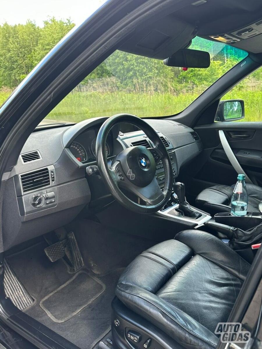 Black BMW X3 2004 in Kaunas, with an engine capacity of 3.00 L and mileage of 346 thousand km for 2900 €, photo 14 on AUTOMOTO.COM.LV