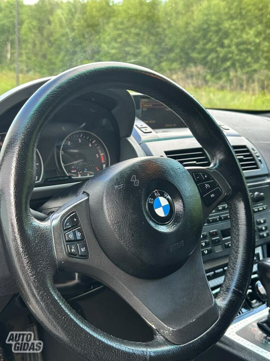 Black BMW X3 2004 in Kaunas, with an engine capacity of 3.00 L and mileage of 346 thousand km for 2900 €, photo 16 on AUTOMOTO.COM.LV