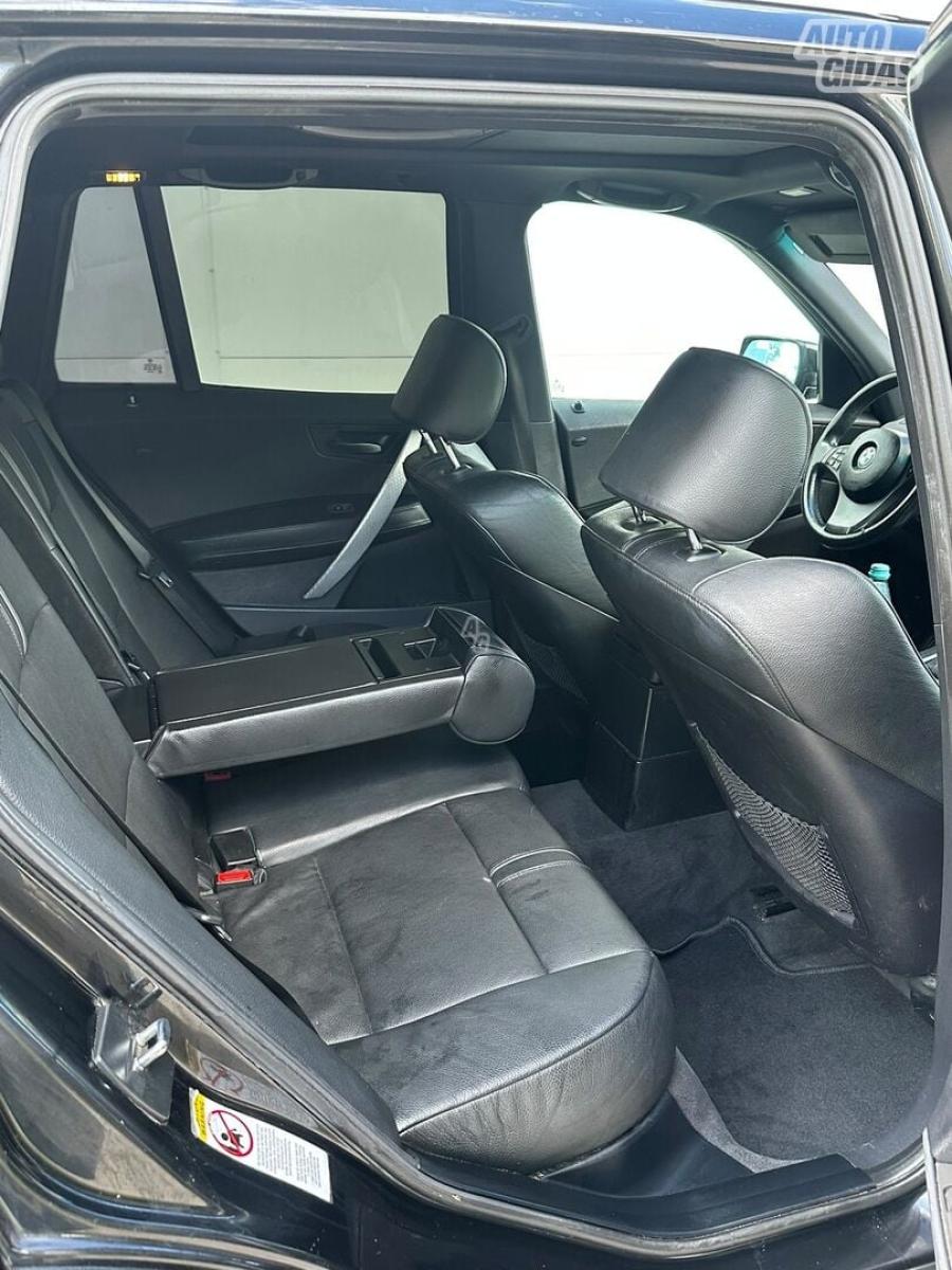 Black BMW X3 2004 in Kaunas, with an engine capacity of 3.00 L and mileage of 346 thousand km for 2900 €, photo 19 on AUTOMOTO.COM.LV
