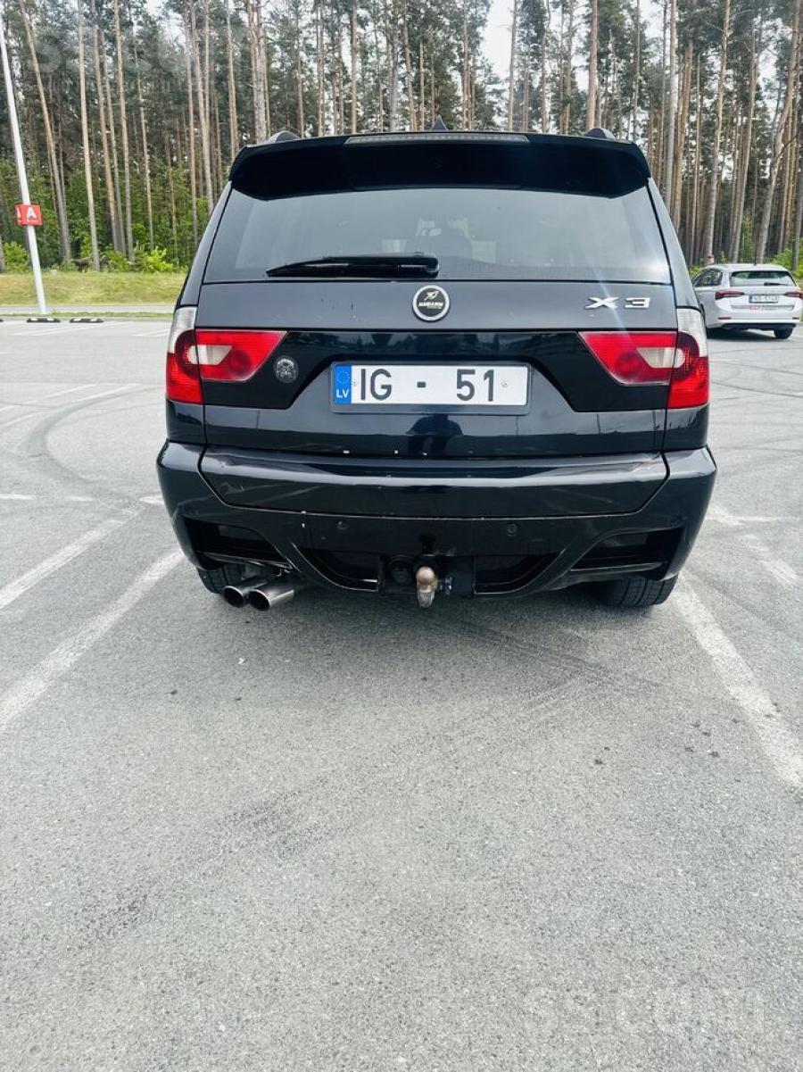 Black BMW X3 2004 in Riga, with an engine capacity of 3.00 L and mileage of 300 thousand km for 5250 €, photo 3 on AUTOMOTO.COM.LV