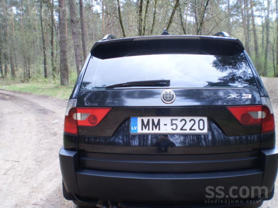 Черный БМВ Х3 2004 в Даугавпилс, объемом двигателя 3.00 л и пробегом 422 тыс. км за 2800 €, фото 10 на AUTOMOTO.COM.LV