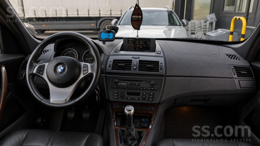 Black BMW X3 2004 in Riga, with an engine capacity of 3.00 L and mileage of 308 thousand km for 4600 €, photo 11 on AUTOMOTO.COM.LV
