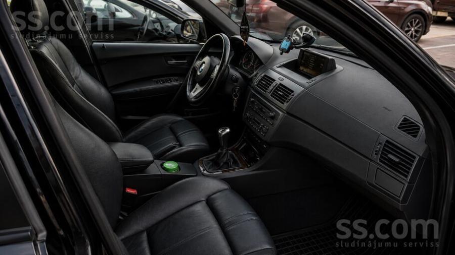 Black BMW X3 2004 in Riga, with an engine capacity of 3.00 L and mileage of 308 thousand km for 4600 €, photo 14 on AUTOMOTO.COM.LV