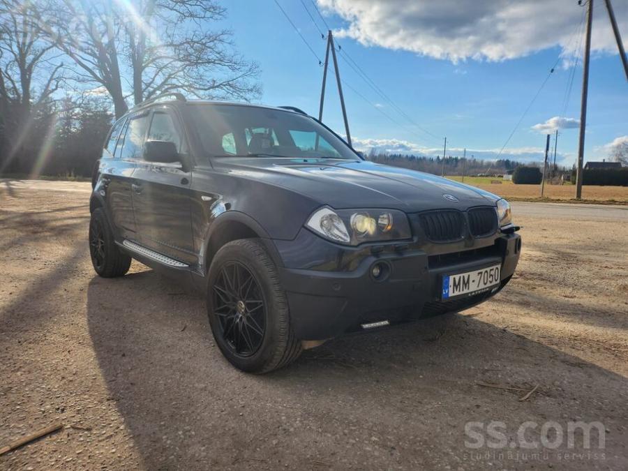 Черный БМВ Х3 2004 в Гулбене, объемом двигателя 3.00 л и пробегом 304 тыс. км за 5300 €, фото 1 на AUTOMOTO.COM.LV