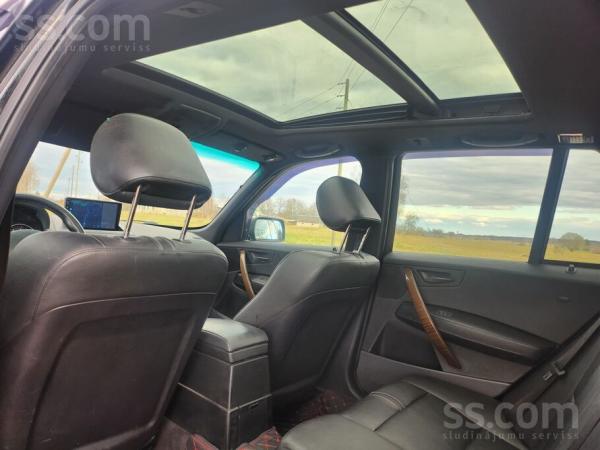 Black BMW X3 2004 in Gulbene, with an engine capacity of 3.00 L and mileage of 304 thousand km for 5300 €, photo 6 on AUTOMOTO.COM.LV
