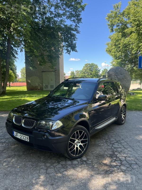 Черный БМВ Х3 2004 в Талси, объемом двигателя 3.00 л и пробегом 450 тыс. км за 3100 €, фото 2 на AUTOMOTO.COM.LV