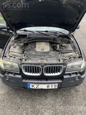 Melns BMW X3 2004 Valmiera, ar dzinēja tilpumu 3.00 L un nobraukumu 348 tūkst. km par 3850 €, foto 5 vietnē AUTOMOTO.COM.LV