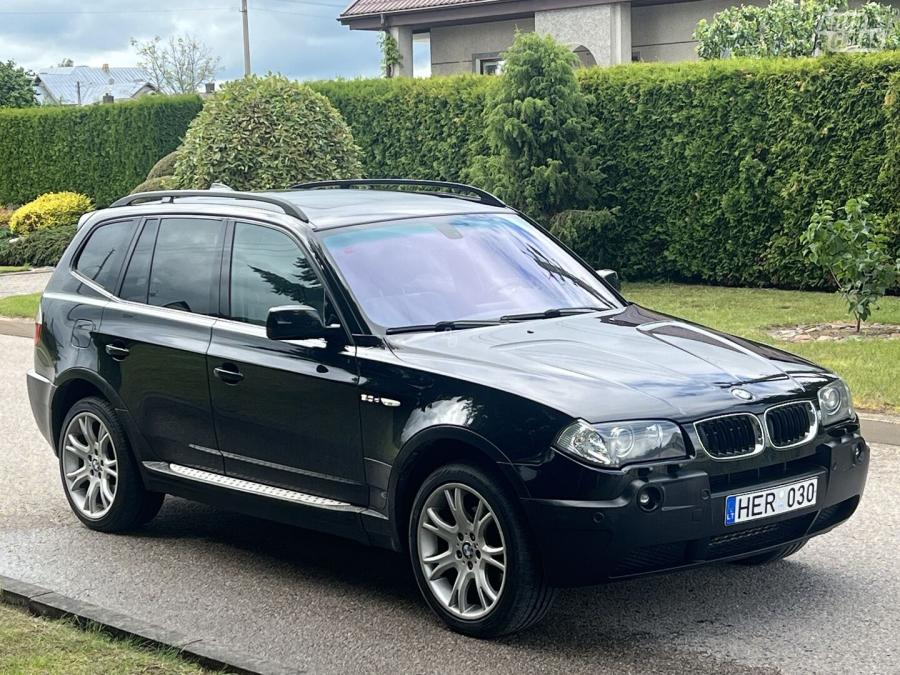 Melns BMW X3 2004 Kėdainiai, ar dzinēja tilpumu 3.00 L un nobraukumu 290 tūkst. km par 4500 €, foto 1 vietnē AUTOMOTO.COM.LV