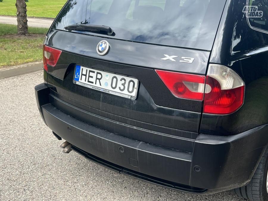 Melns BMW X3 2004 Kėdainiai, ar dzinēja tilpumu 3.00 L un nobraukumu 290 tūkst. km par 4500 €, foto 11 vietnē AUTOMOTO.COM.LV