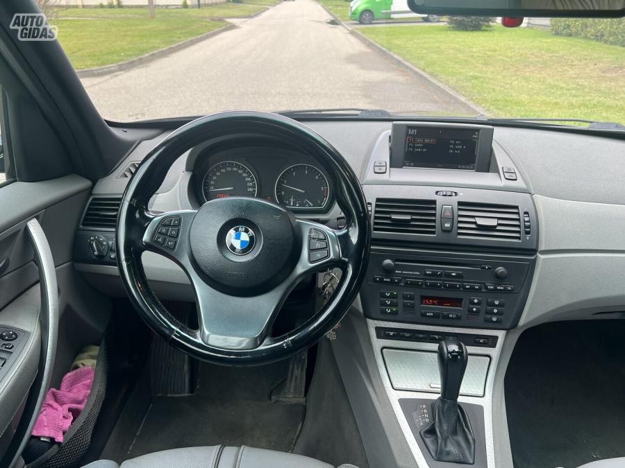Melns BMW X3 2004 Kėdainiai, ar dzinēja tilpumu 3.00 L un nobraukumu 290 tūkst. km par 4500 €, foto 15 vietnē AUTOMOTO.COM.LV