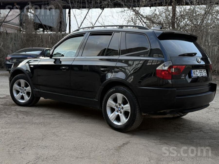 Black BMW X3 2004 in Jelgava, with an engine capacity of 3.00 L and mileage of 435 thousand km for 3350 €, photo 6 on AUTOMOTO.COM.LV