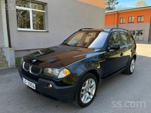 Черный БМВ Х3 2004 в Валмиера, объемом двигателя 2.00 л и пробегом 463 тыс. км за 2490 €, фото  на AUTOMOTO.COM.LV