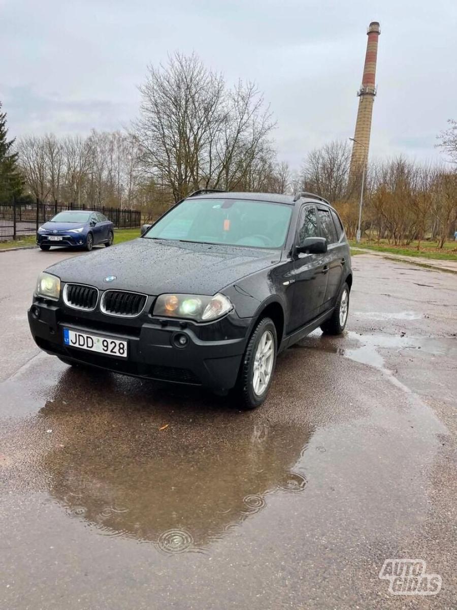 Black BMW X3 2004 in Vilnius, with an engine capacity of 3.00 L and mileage of 245 thousand km for 3000 €, photo 7 on AUTOMOTO.COM.LV