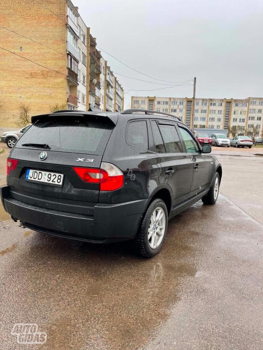 Black BMW X3 2004 in Vilnius, with an engine capacity of 3.00 L and mileage of 245 thousand km for 3000 €, photo 8 on AUTOMOTO.COM.LV